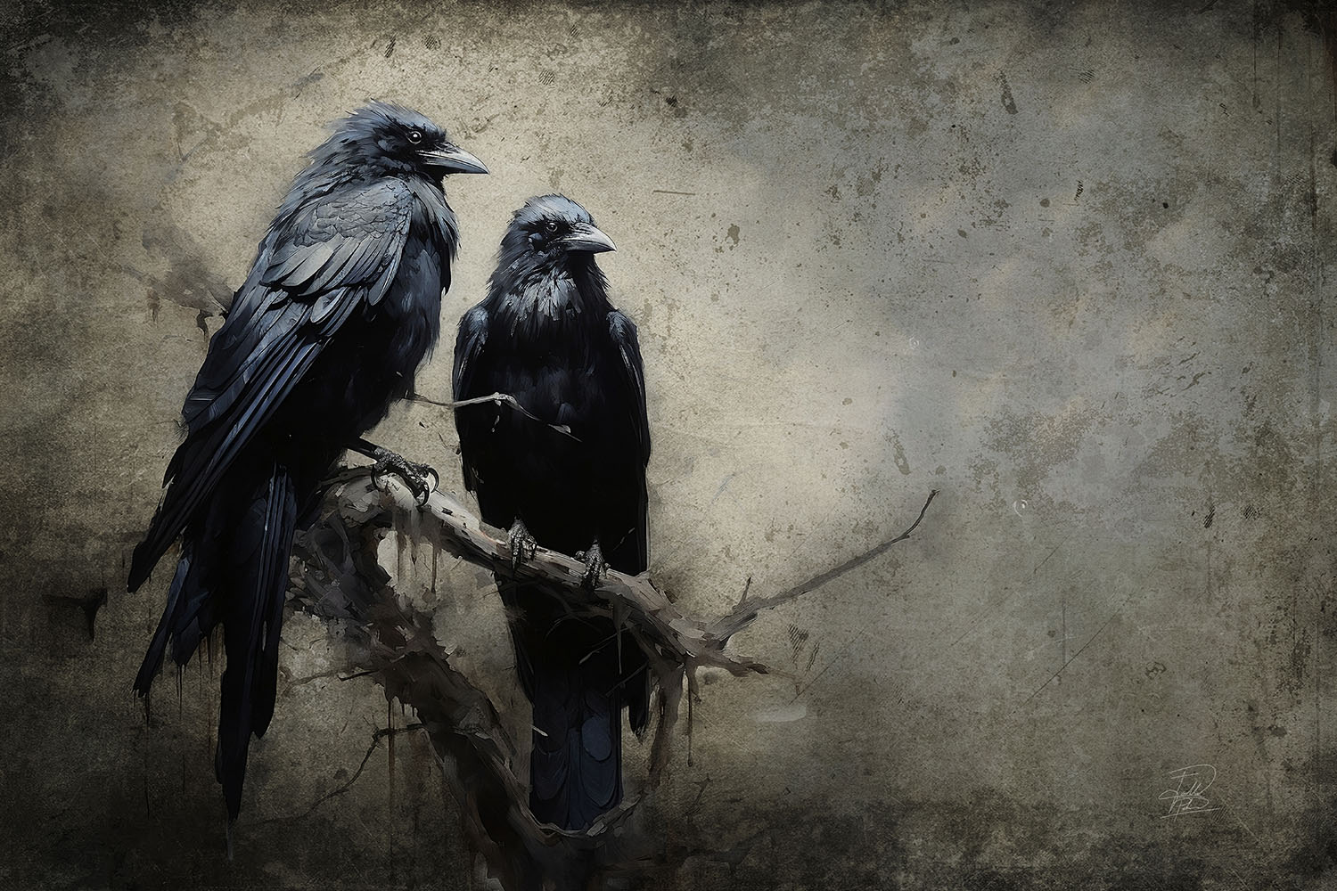 Puustikki & TuoniCoru - Hugin ja Munin, digitaideteos